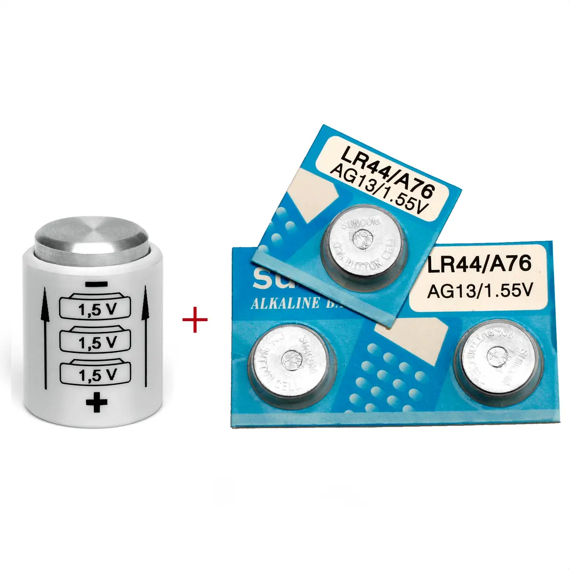 BATTERY ADAPTER for KIEV 60 or 6C-6S TTL PRISM + 3 BATTERIES 1,5V LR44 - ACCESORIOS Y ...